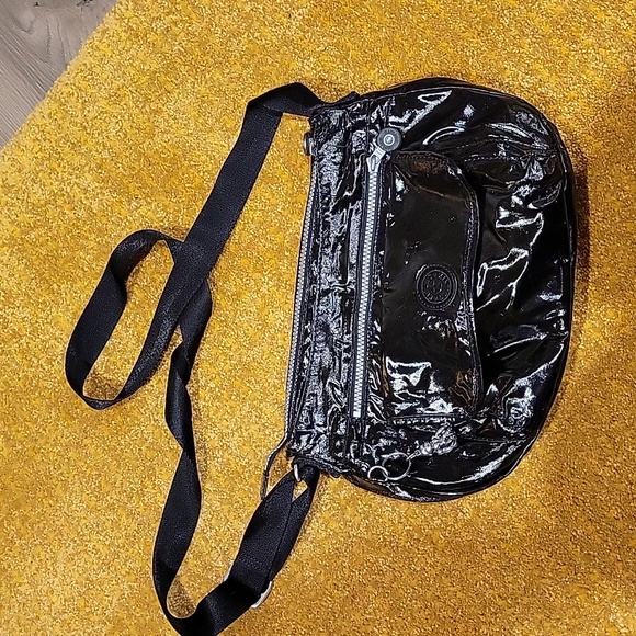 Kipling | Bags | Kipling Black Patent 2x8 | Poshmark